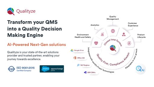Transforming Quality Management through AI - Qualityze